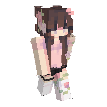 Long Hair Brown Hair Minecraft Skin - Laby