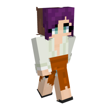 Purple Hair Pirate Minecraft Skin | Laby